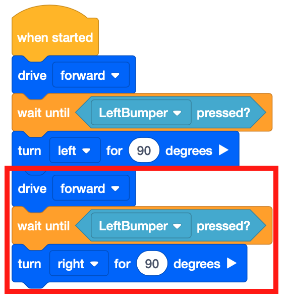 Vex Cs Unit 4 Navigating A Maze Lesson 2 Using Multiple Wait Until Blocks